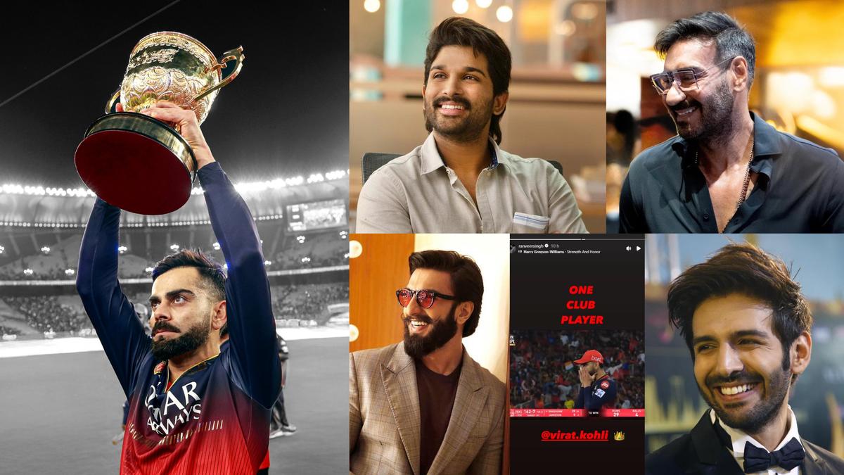 Allu Arjun, Ranveer Singh, Kartik Aaryan and more congratulate Virat Kohli and RCB for winning ...